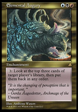 Auspicio degli Elementi (Elemental Augury) | Magic: the Gathering Wiki ...