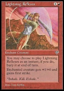 Riflessi Fulminei (Lightning Reflexes) | Magic: the Gathering Wiki | Fandom