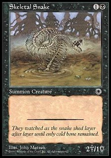 Skeletal Snake | Magic: the Gathering Wiki | Fandom