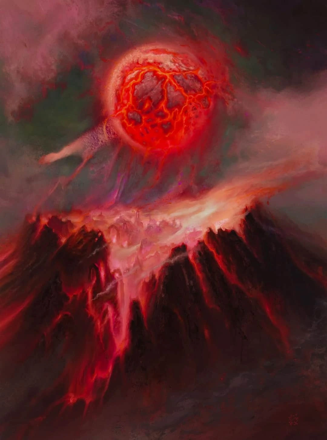 Luna Insanguinata (Blood Moon) | Magic: the Gathering Wiki | Fandom