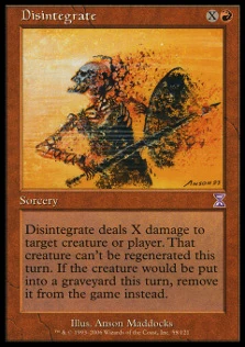 Disintegrazione (Disintegrate) | Magic: the Gathering Wiki | Fandom