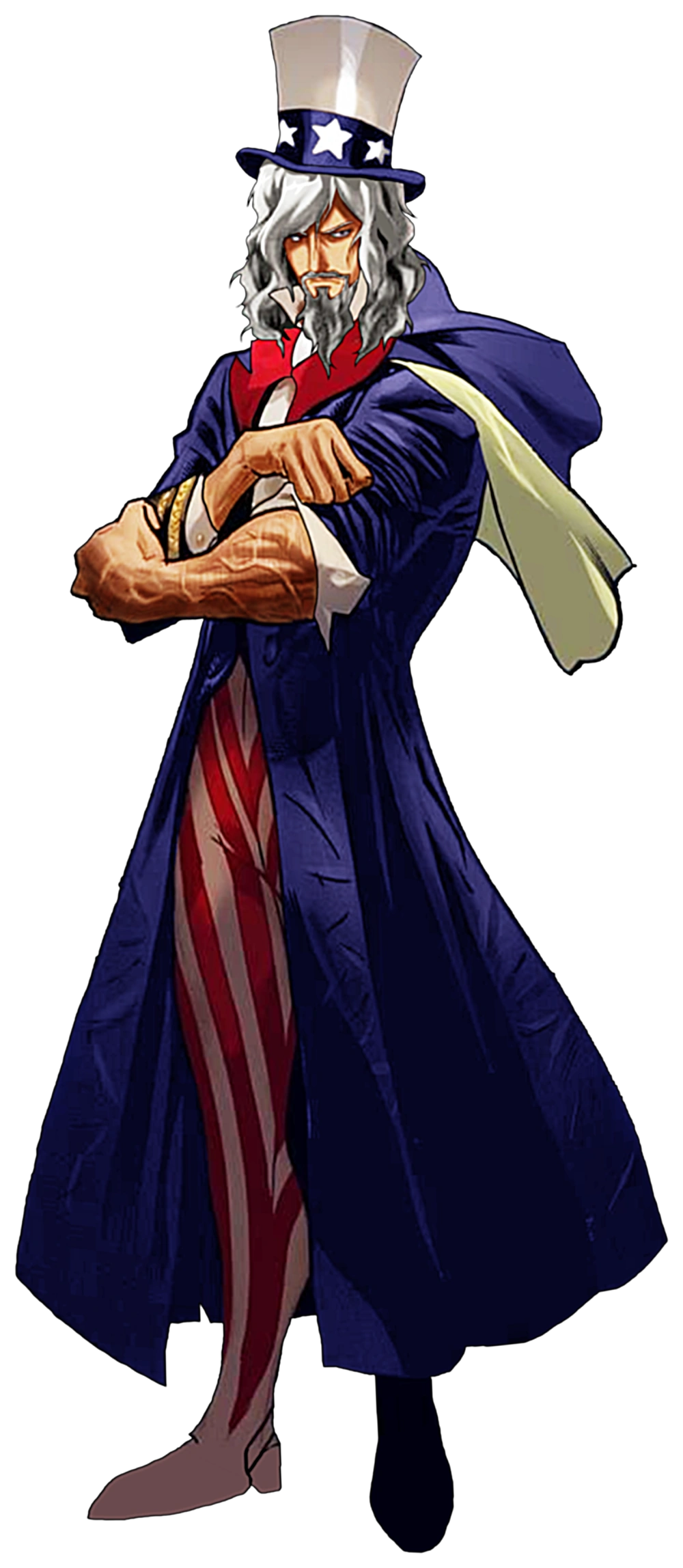 Uncle Sam Full Body Cartoon