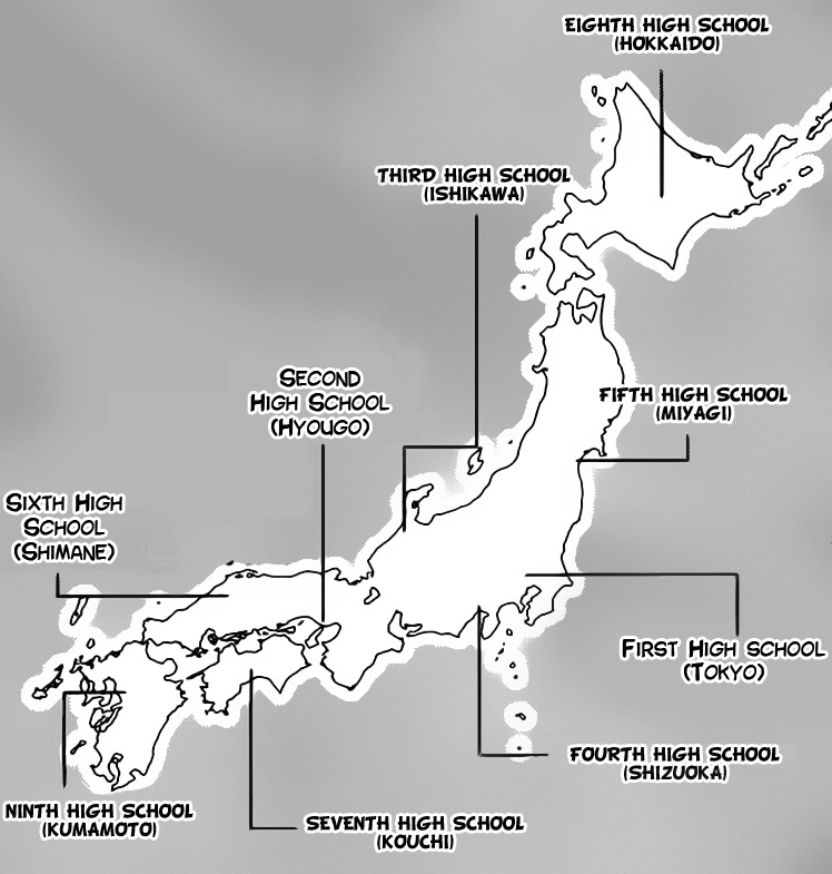 Magic High Schools of Japan | Mahouka Koukou no Rettousei Wiki | Fandom