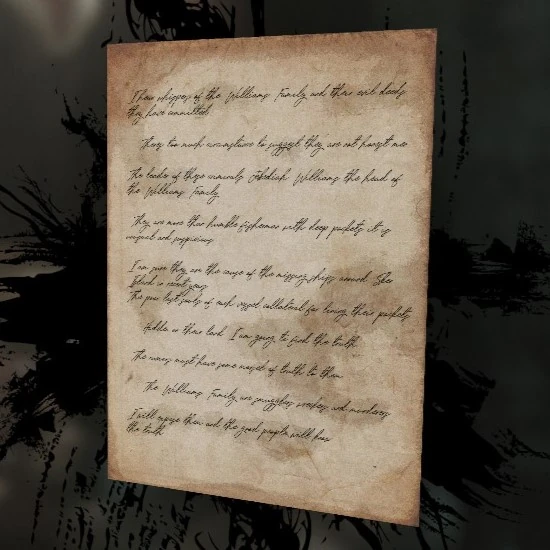 Mysterious Note | Maid of Sker Wiki | Fandom