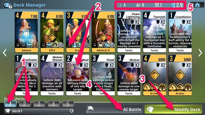 Deck Manager | Majestia (Mobile App Game) Wiki | Fandom
