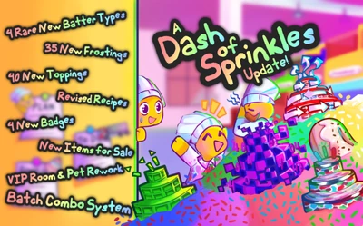 Dash of Sprinkles Update | Make a Cake Wiki | Fandom