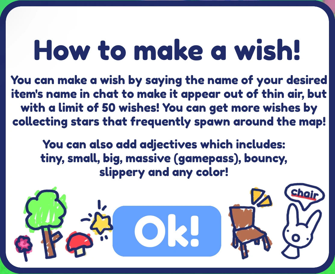 Tutorial | Make a Wish Roblox Wiki | Fandom