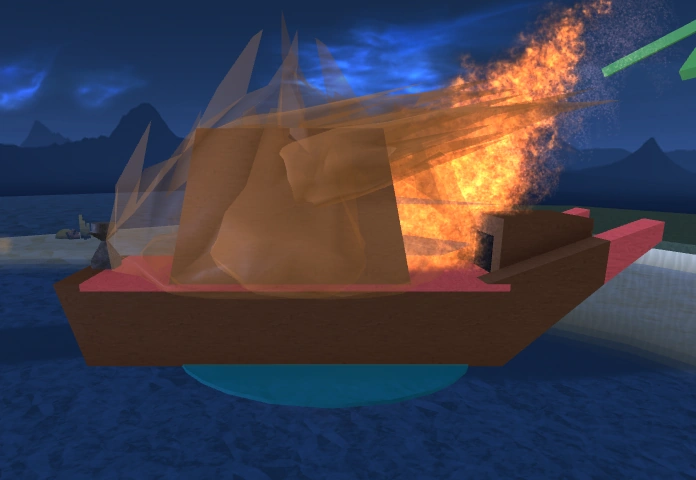 Burning Ship | Make Your Own Army Roblox Wiki | Fandom