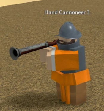 Hand Cannoneer | Make Your Own Army Roblox Wiki | Fandom
