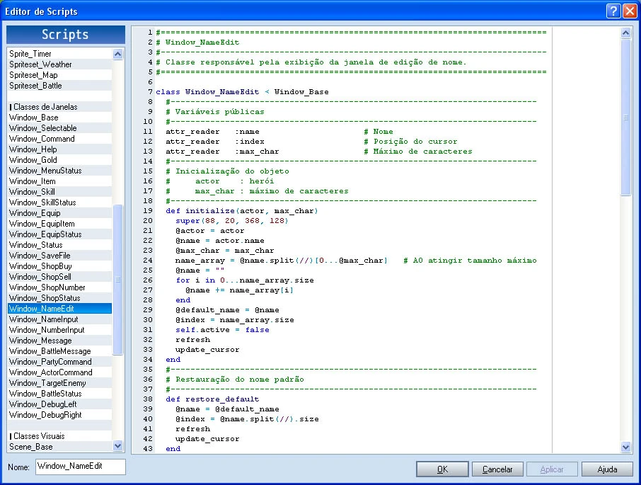 Editor de scripts | RPG Maker Wiki | Fandom
