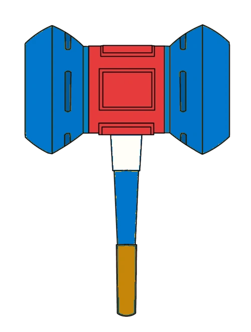 Piko Piko Hammer (Azure color) | Sonic Show Wiki | Fandom