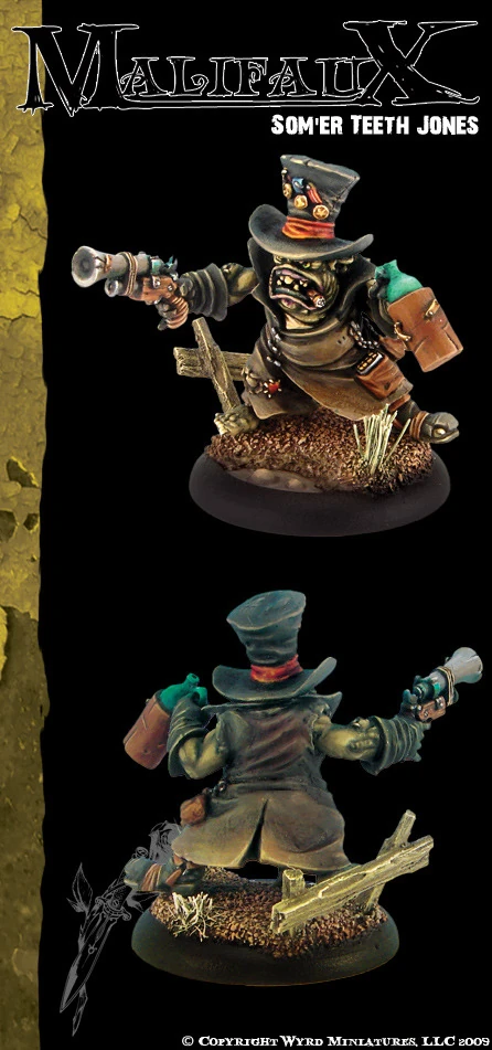 Соммер "Зубастик" Джонс (Somer Teeth Jones) | Malifaux вики | Fandom