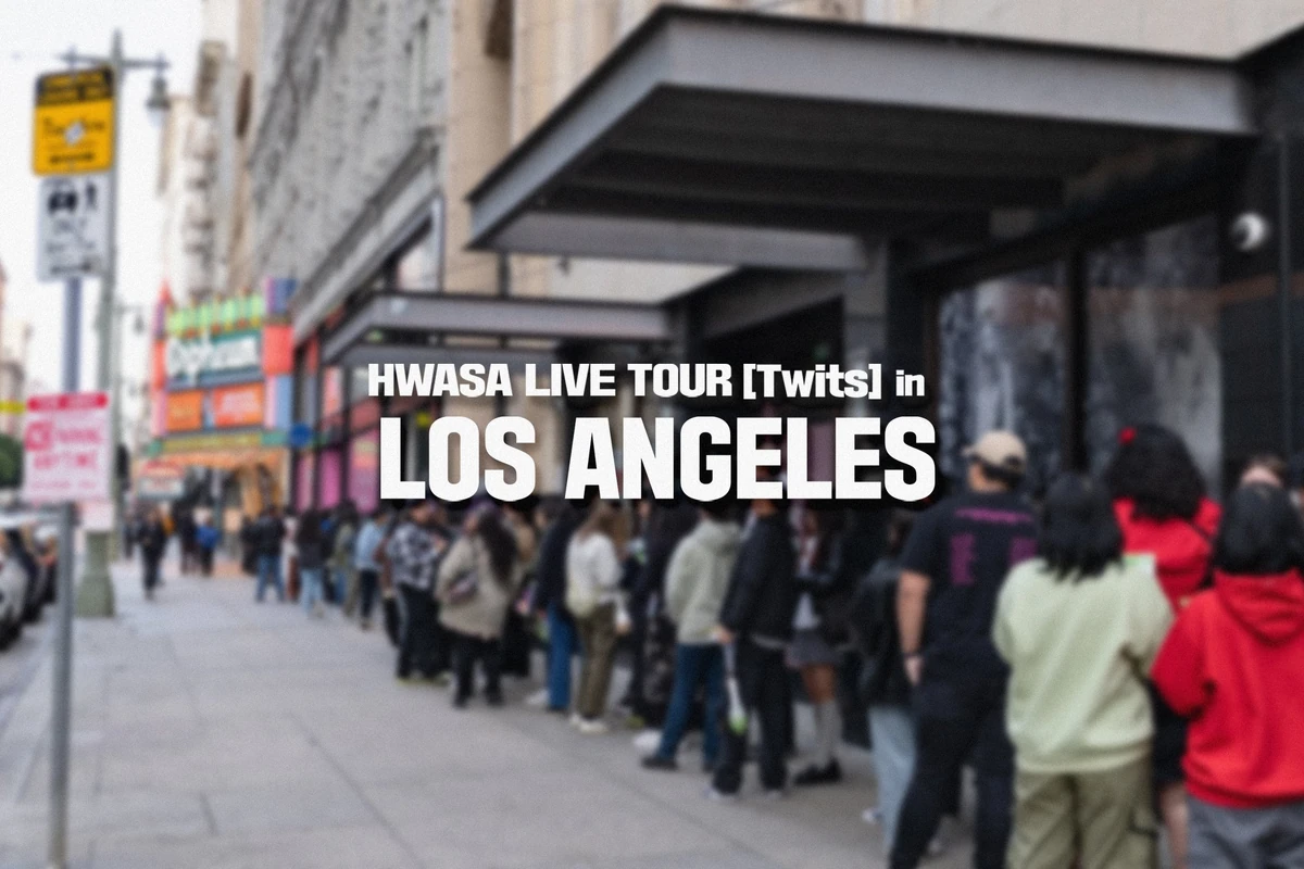 HWASA the 1st FANCON TOUR [Twits] in North America - Los Angeles ...