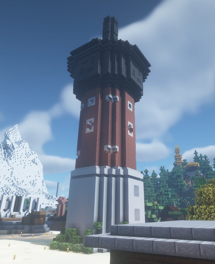 Small Minecraft Water Tower