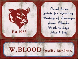 W. Blood Quality Butchers | Manhunt Wiki | Fandom