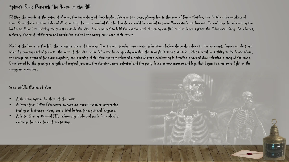 Episode 4: Beneath The House on the Hill | Mantea Wiki | Fandom