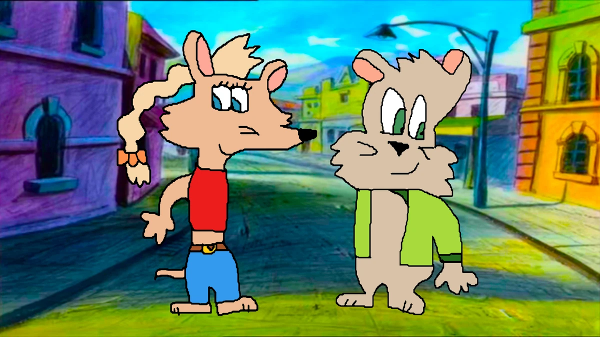 Jenny McBride and Martin Brisby as Matilda Roo and Pos the Possum by ...