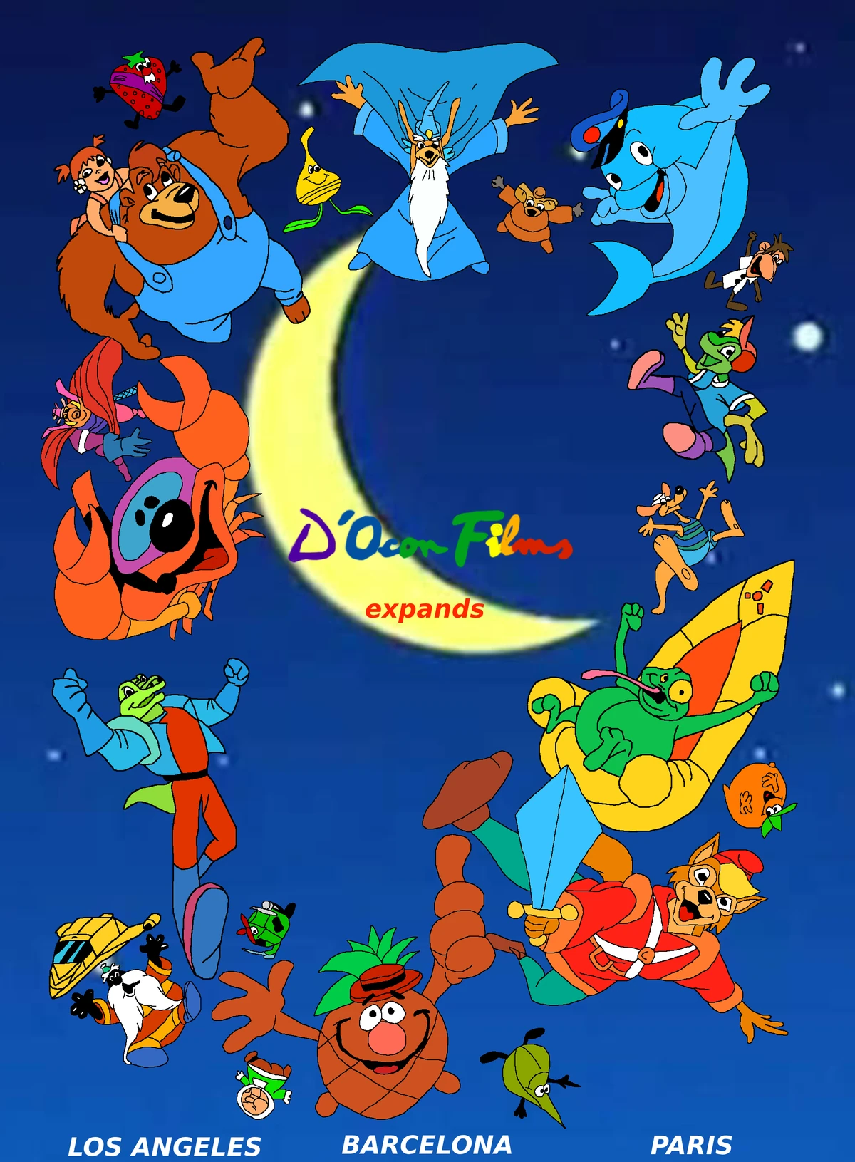 D´Ocon Films Ad (1995) (Redrawn) by SmashGamer16 (DeviantArt stuff ...