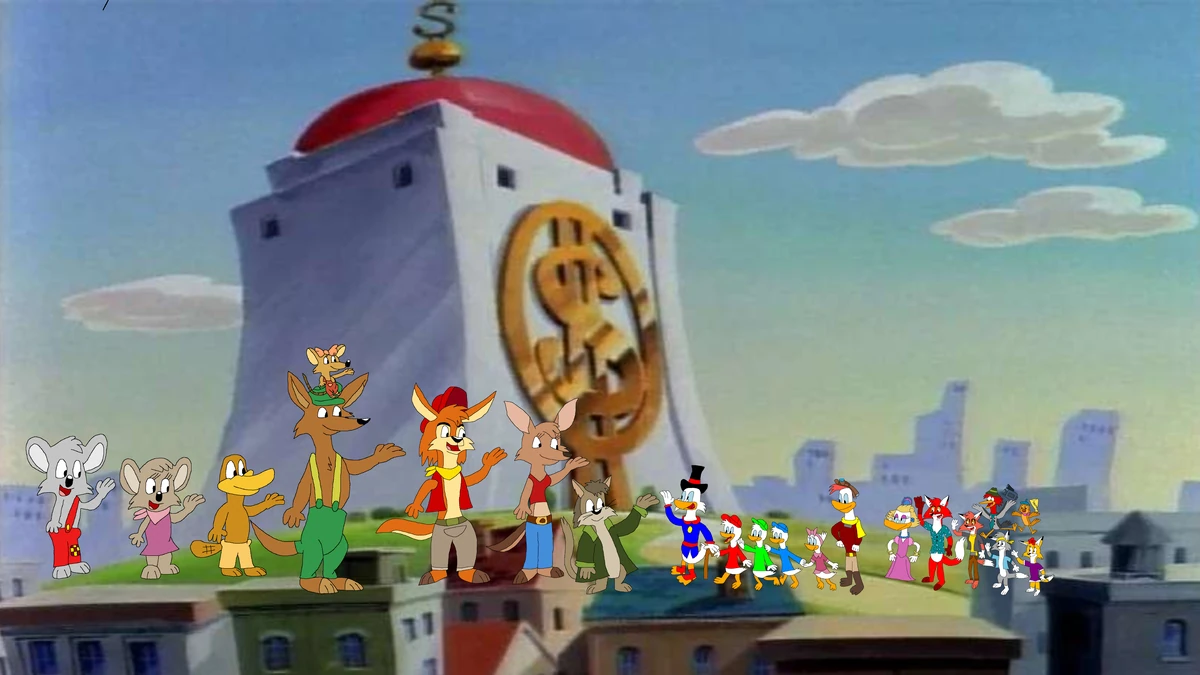 Blinky Bill and Skippy the Kangaroo Characters are meeting DuckTales ...