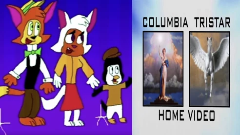 Danny the Cat, Sawyer the Cat and Pudge the Penguin Seeing the Columbia ...