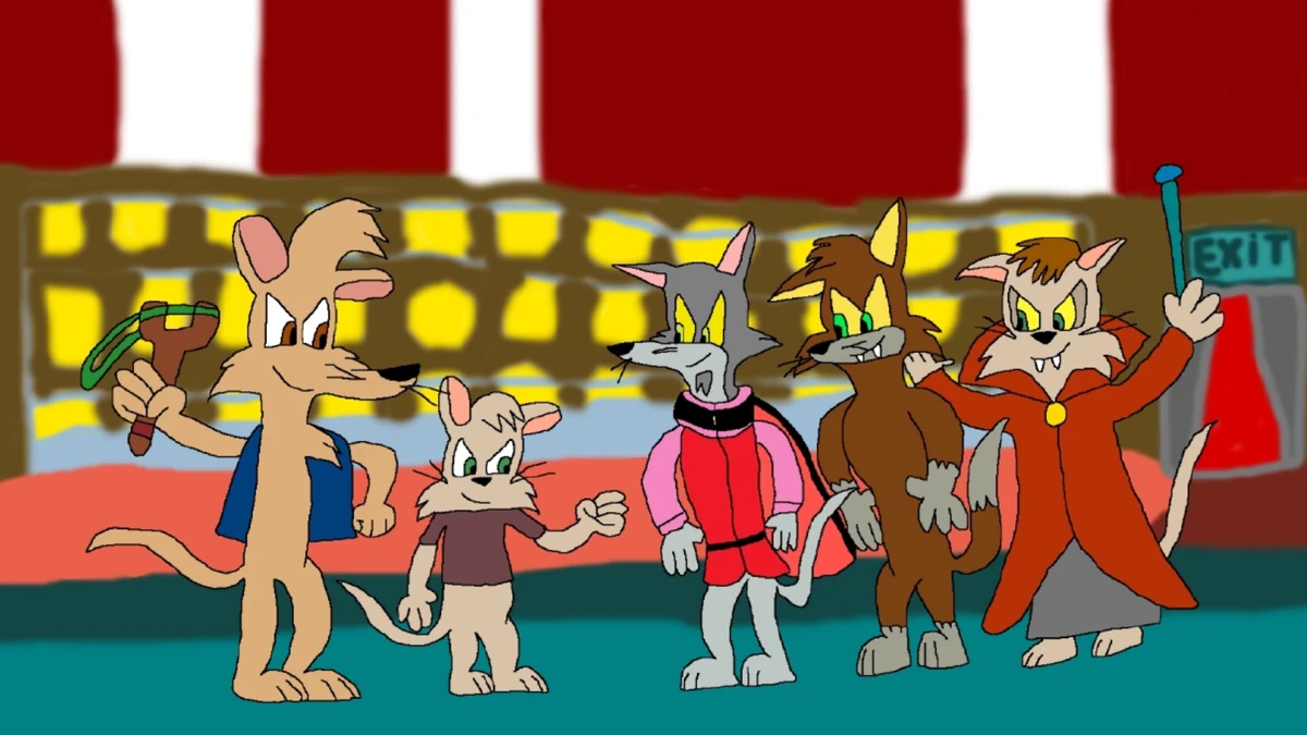 Timmy Brisby and Martin Brisby Encounter Jenner, The Big Bad Cat and ...