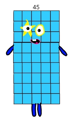 45 | Manuel‘s Numberblocks Wiki | Fandom