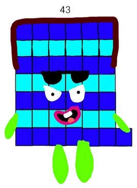 43 | Manuel‘s Numberblocks Wiki | Fandom