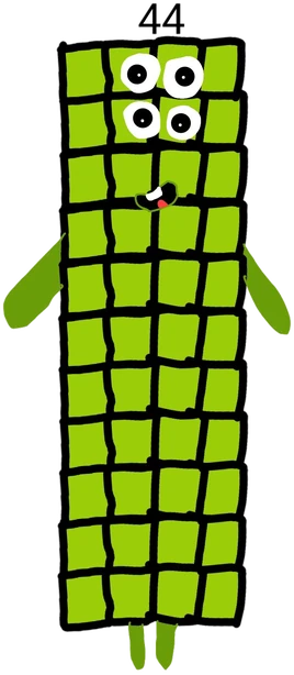 44 | Manuel‘s Numberblocks Wiki | Fandom