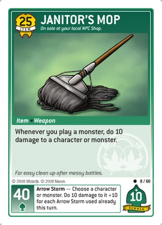 Janitor's Mop | Maple iTCG Wiki | Fandom