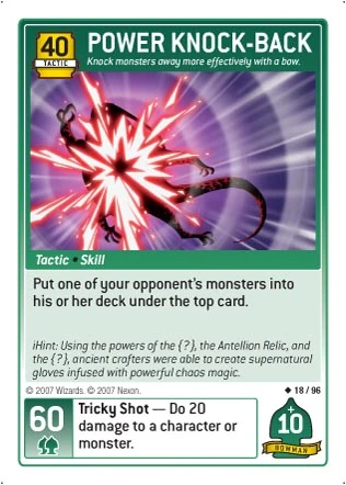 Power Knock-Back | Maple iTCG Wiki | Fandom