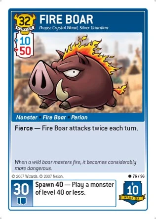 Fire Boar | Maple iTCG Wiki | Fandom