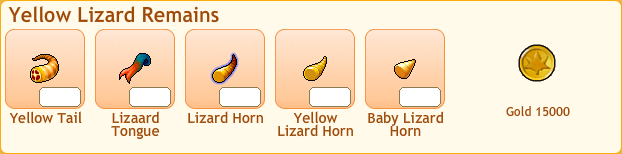 Yellow Lizard | MapleStory Adventures Wiki | Fandom