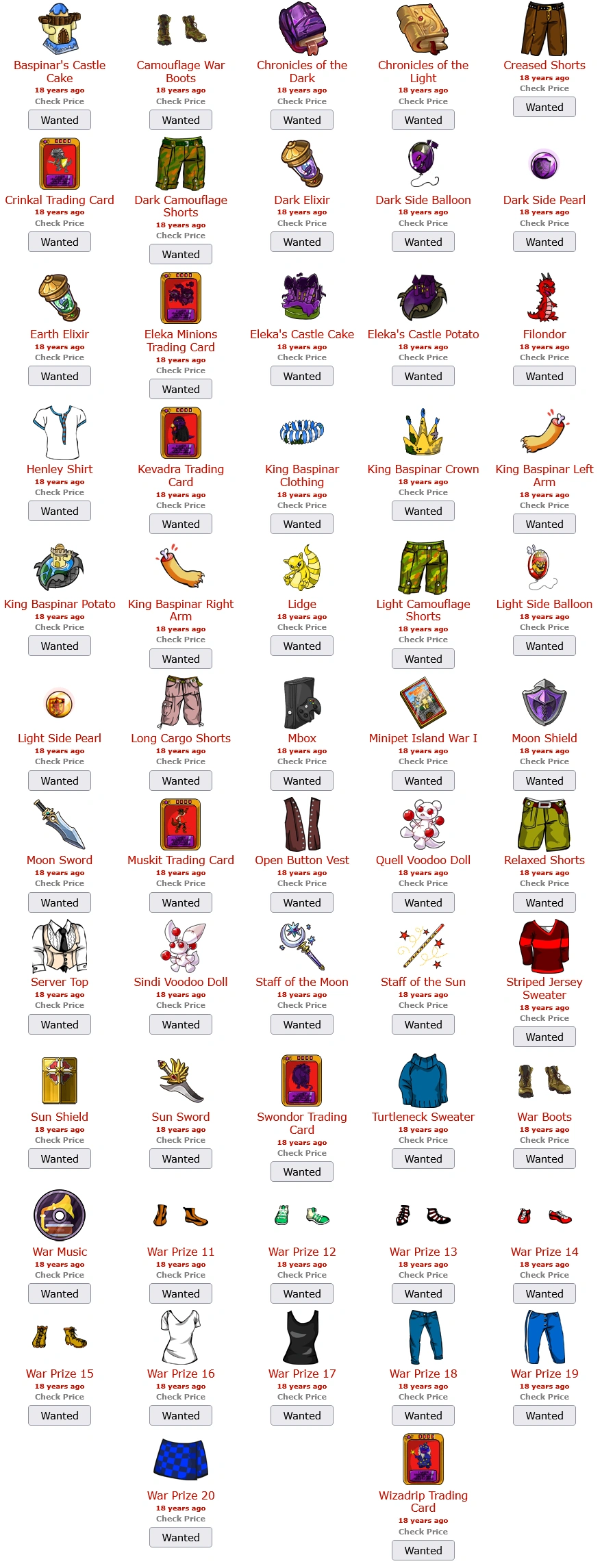 Marapets Archives/Old Shops | Marapedia | Fandom