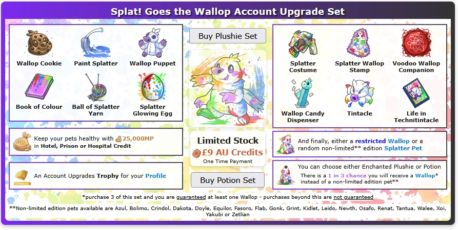 Splat! Goes the Wallop AU Set | Marapedia | Fandom