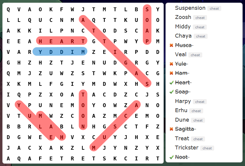 Word Search | Marapedia | Fandom