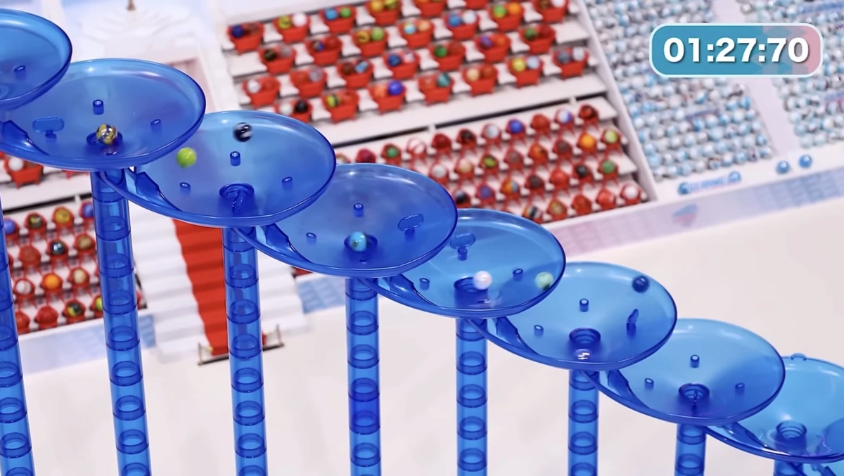 Marble League Showdown 2024 Event 2: Funnel Obstacle Endurance | Jelle ...