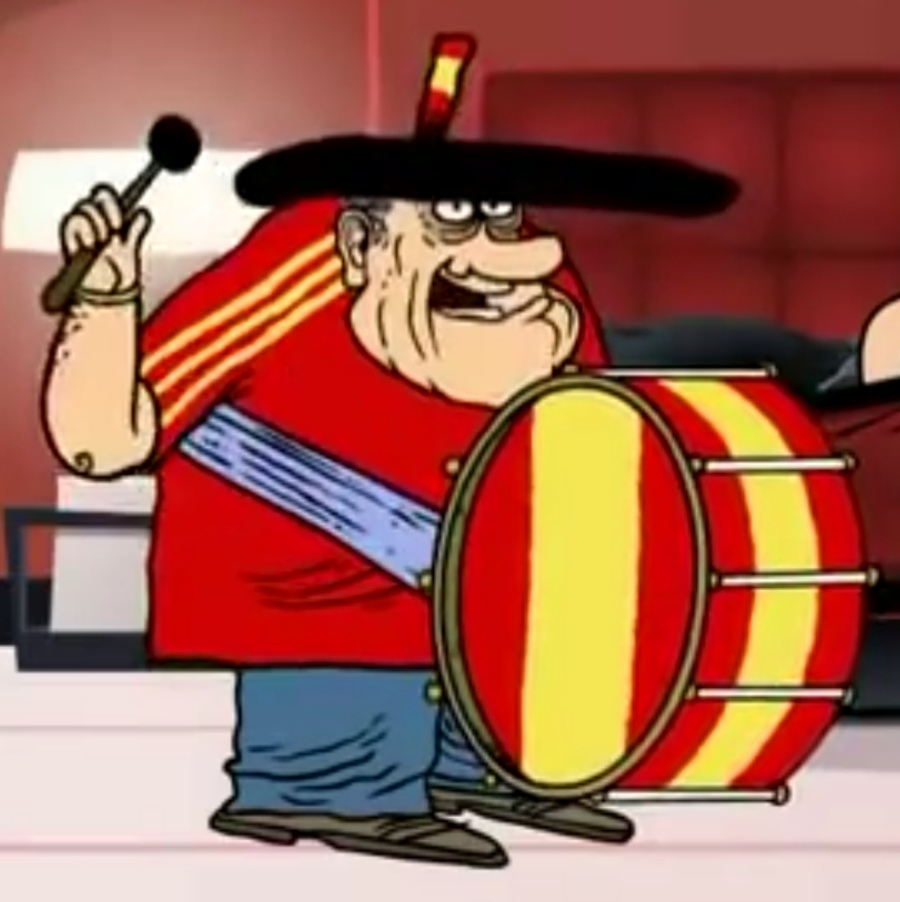 Manolo "el del Bombo" | MarcaToons Wiki | Fandom