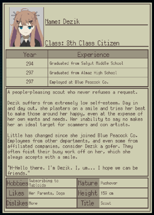 Dezik | Sentinel Girls Wiki | Fandom