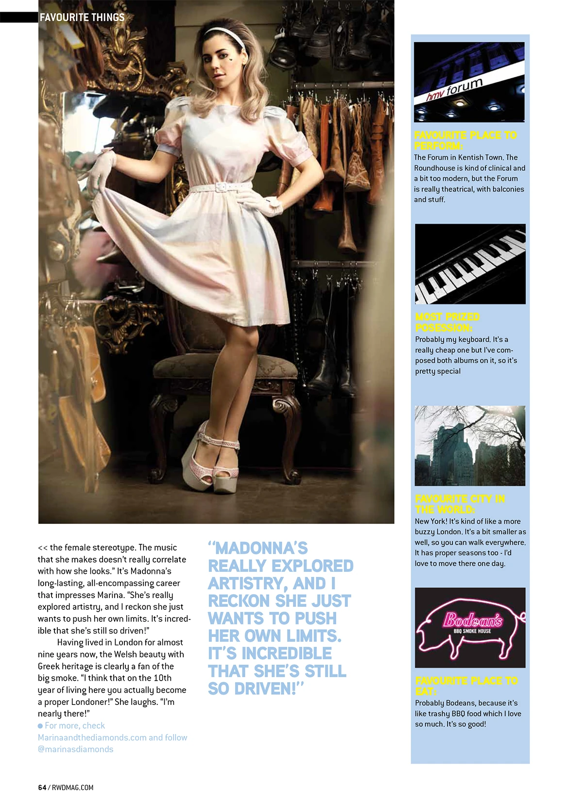 RWD Magazine | Marina and the Diamonds Wiki | Fandom