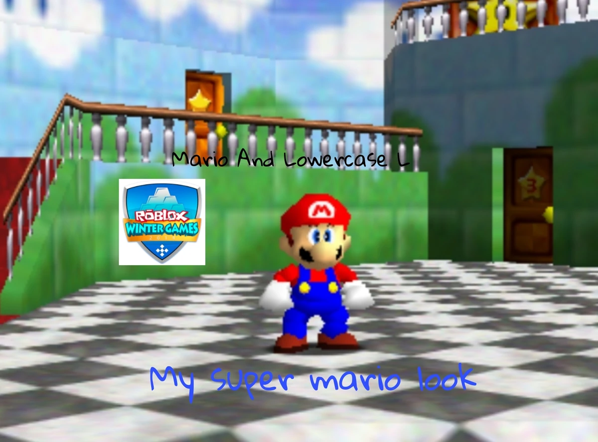 My super mario look (Mario And Lowercase L series) | Mario And Baldi ...