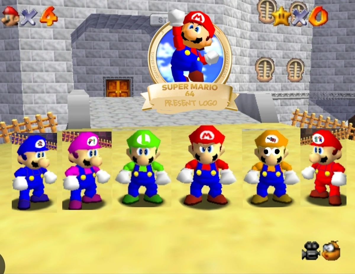 Super Mario 64 Present Logos | Mario And Baldi Wiki | Fandom
