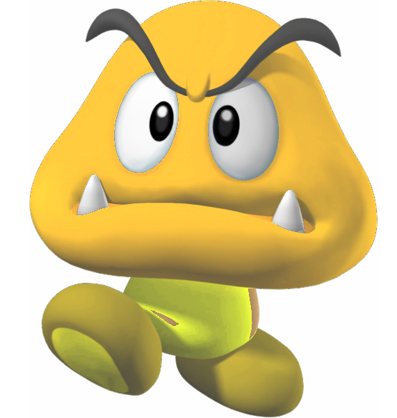Gold Goomba | Mario Enemies Wiki | Fandom