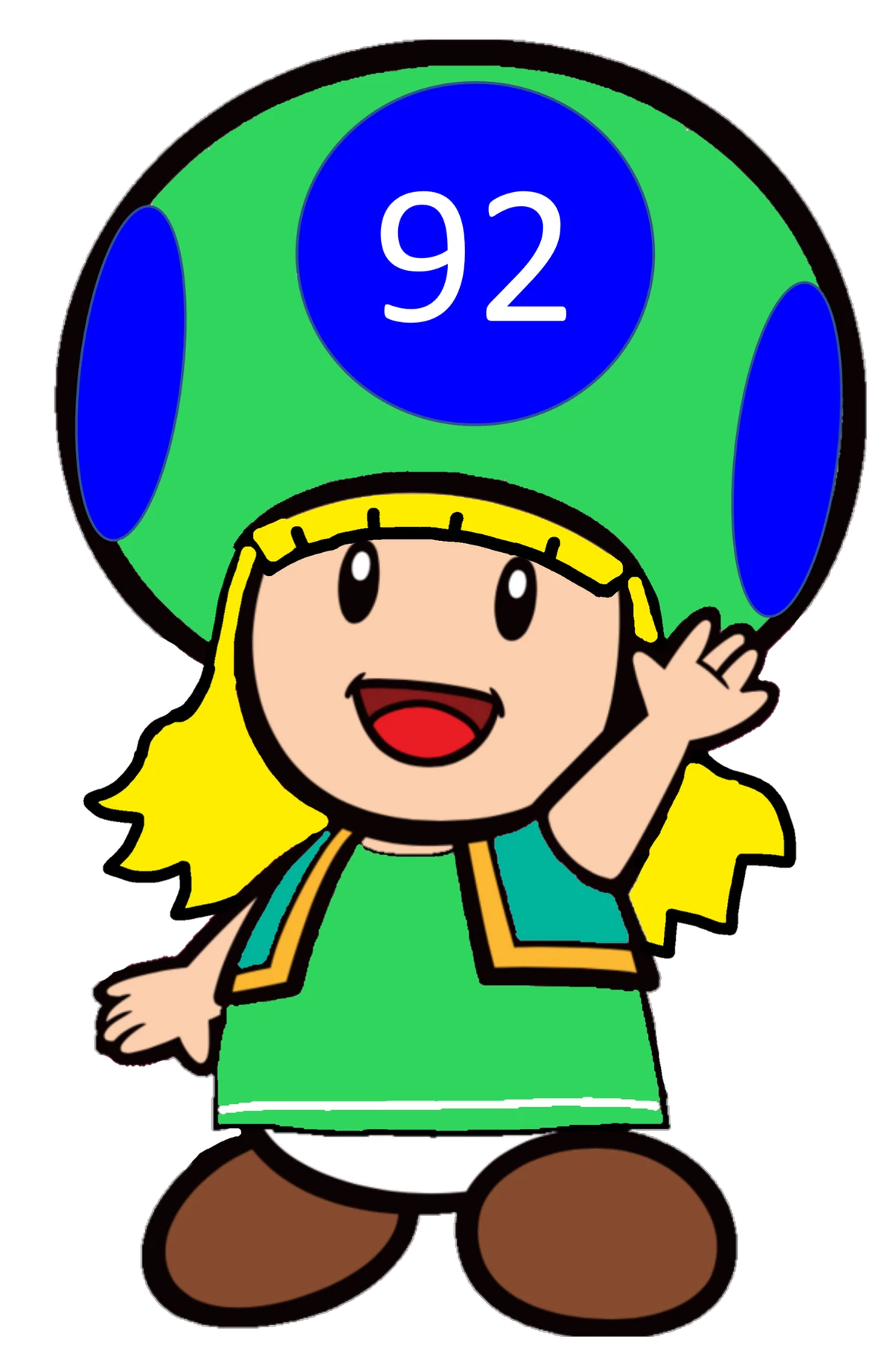 Mint the Green Toadette | Mario fan 92 Productions Wiki | Fandom