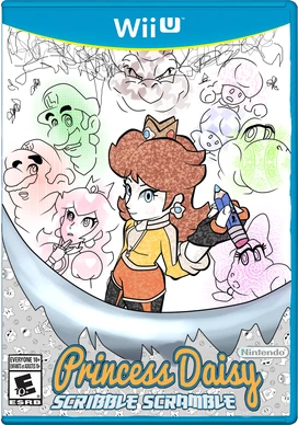 Princess Daisy Scribble Scramble | Mario Fanon Wiki | Fandom
