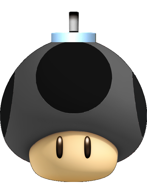 Bomb Mushroom | Super Mario Fanaxy Wiki | Fandom