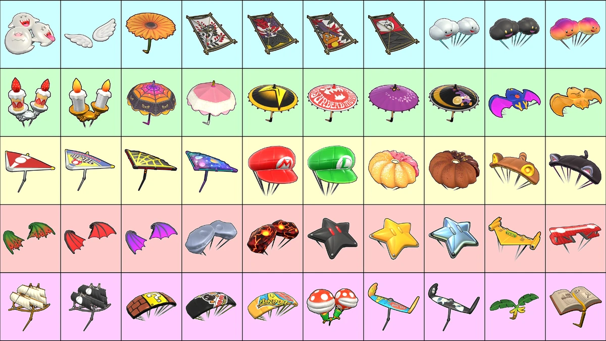 Gliders | Mario Kart : Spooky Halloween Wiki | Fandom