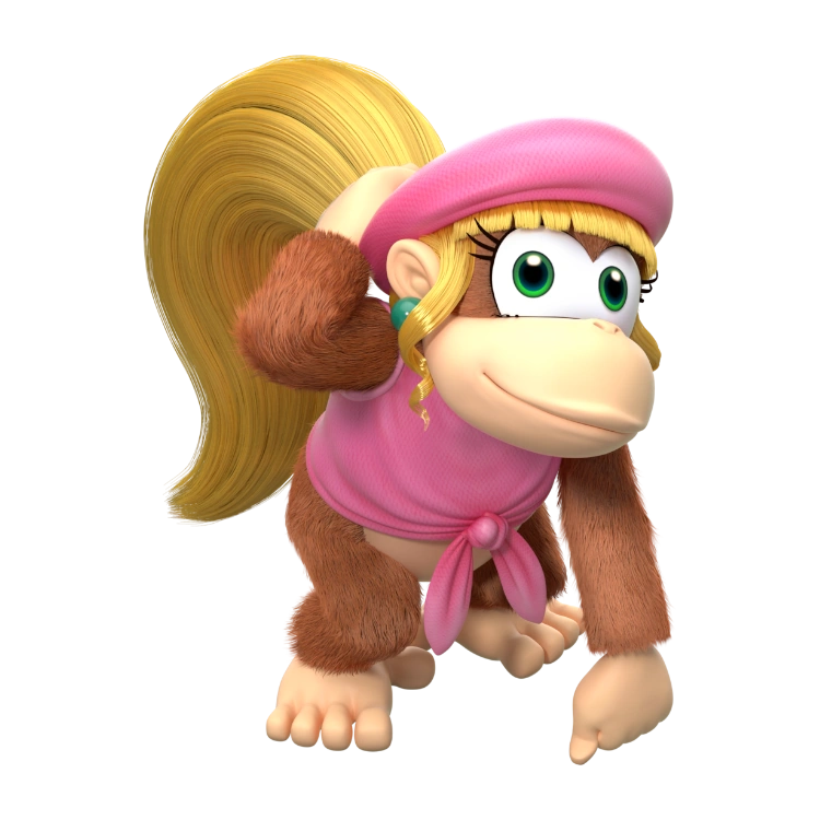 Dixie Kong | Mario Kart : Spooky Halloween Wiki | Fandom
