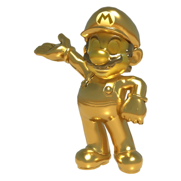 Gold Mario | Mario Kart : Spooky Halloween Wiki | Fandom
