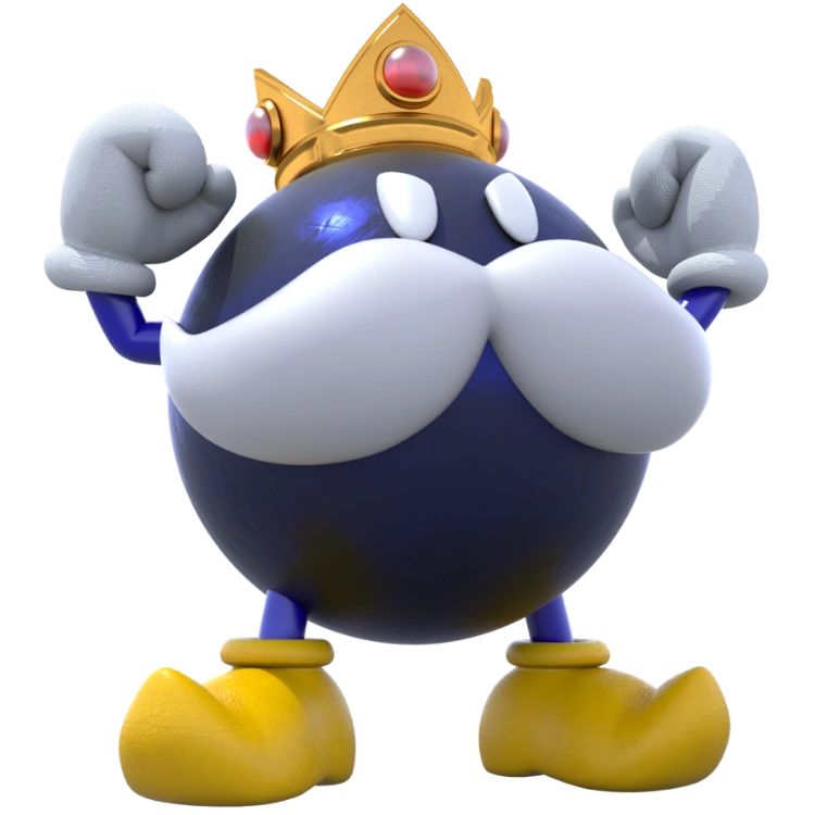 King Bob-omb | Mario Kart : Spooky Halloween Wiki | Fandom