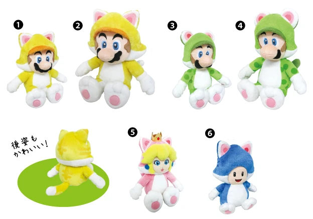Cat Mario Super Mario 3d World Plush